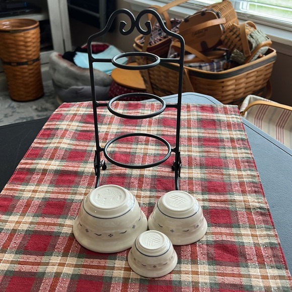 Longaberger | Accents | Longaberger Jw Miniature Mixing Bowls | Poshmark